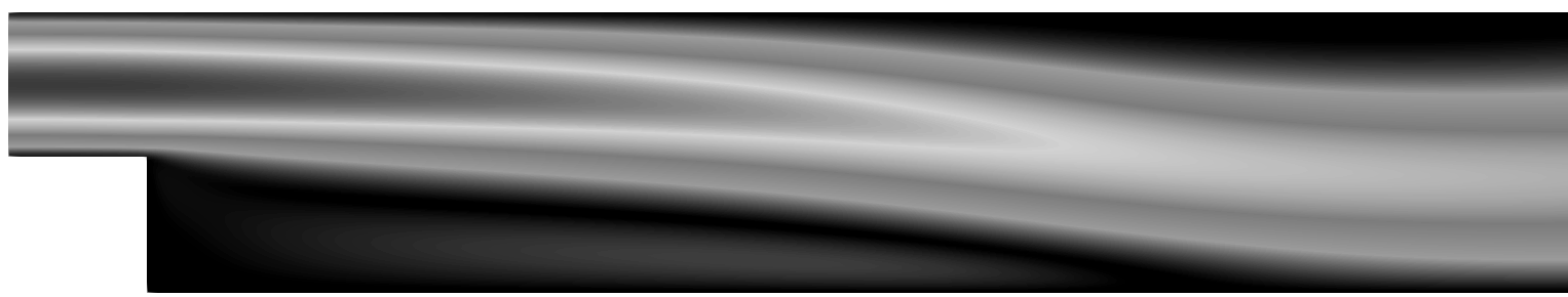 Laminar flow backward facing step flow - CFD-Training